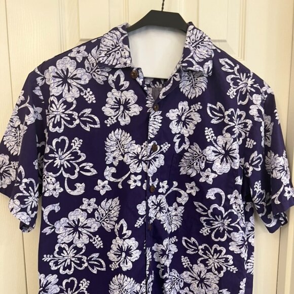 Hilo Hattie | Shirts | Hilo Hattie Hawaiian Original Shirt Purplewhite ...